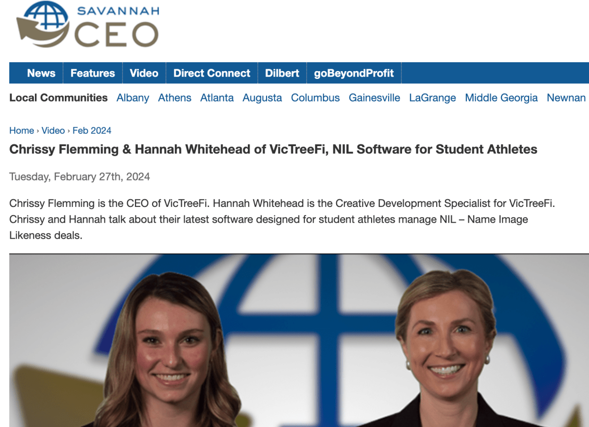 Savannah CEO’s Interview with Framework is LIVE! – Savannah NIL
